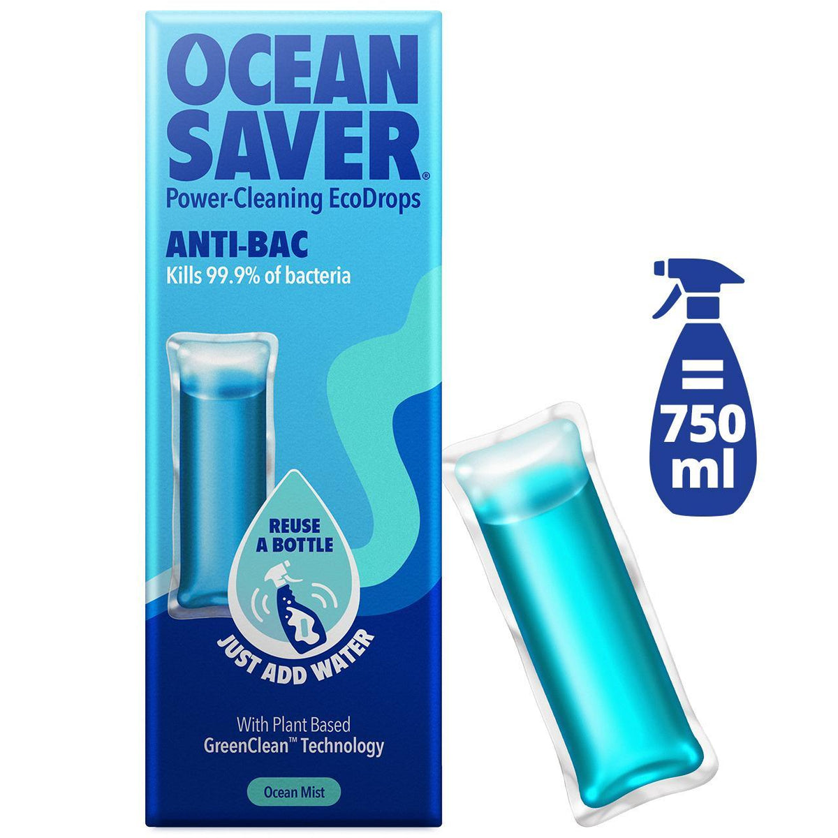 Ocean Saver Anti-Bac Ocean Mist EcoDrop – Plastics Free