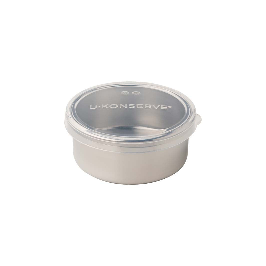Small Round Container with Silicone Lid - 5oz Clear – Plastics Free