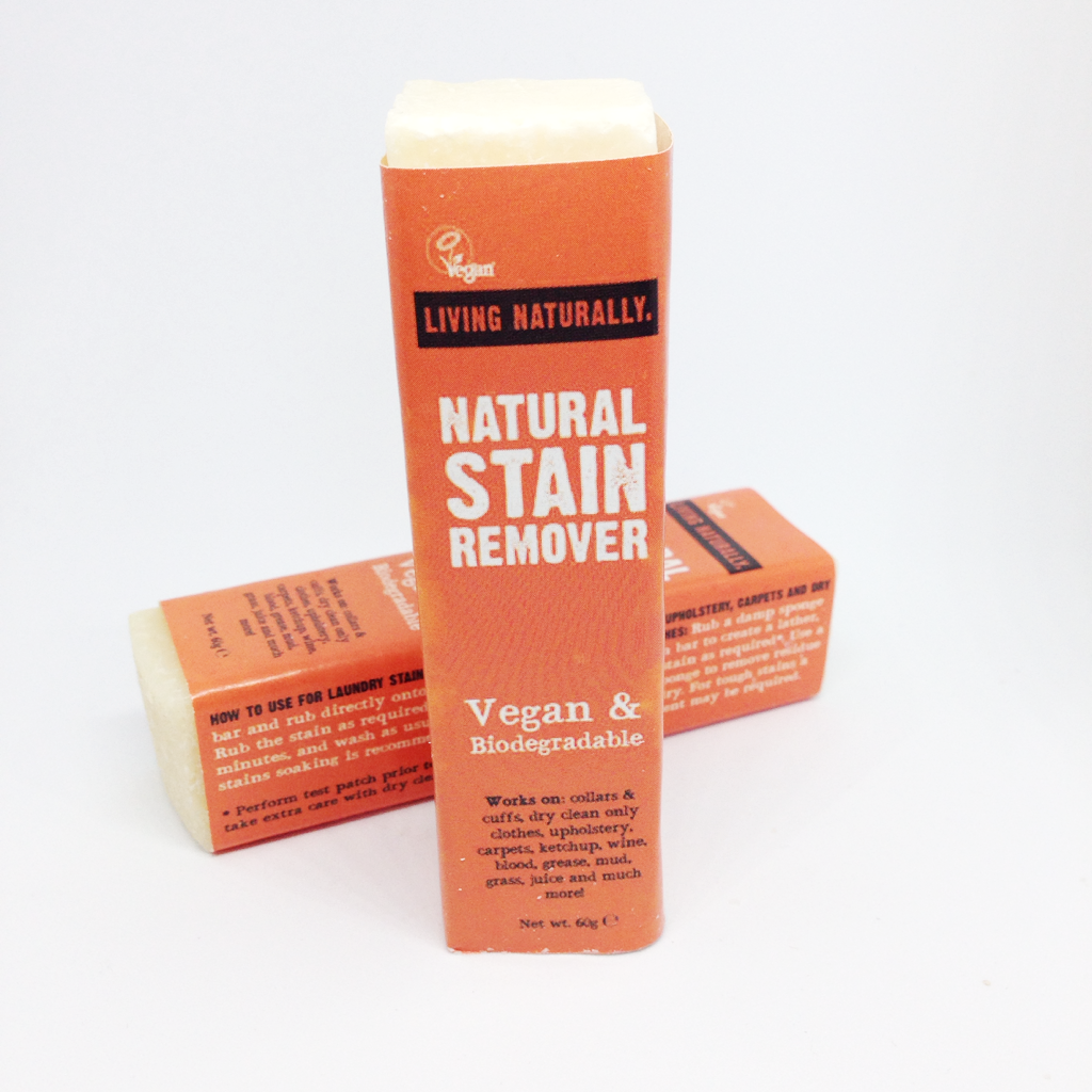 Natural Stain Remover Bar - Living Naturally – Plastics Free